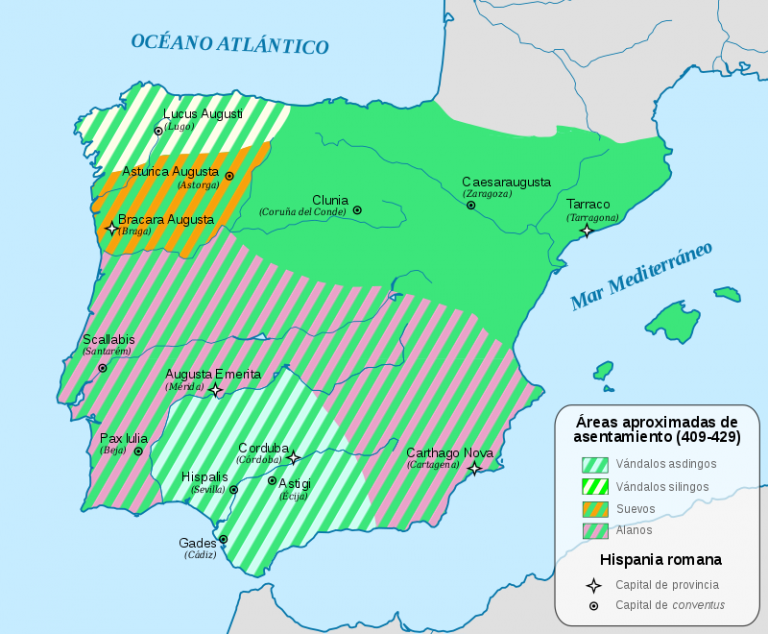 Los alanos en Hispania y Galia - Historia del Condado de Castilla